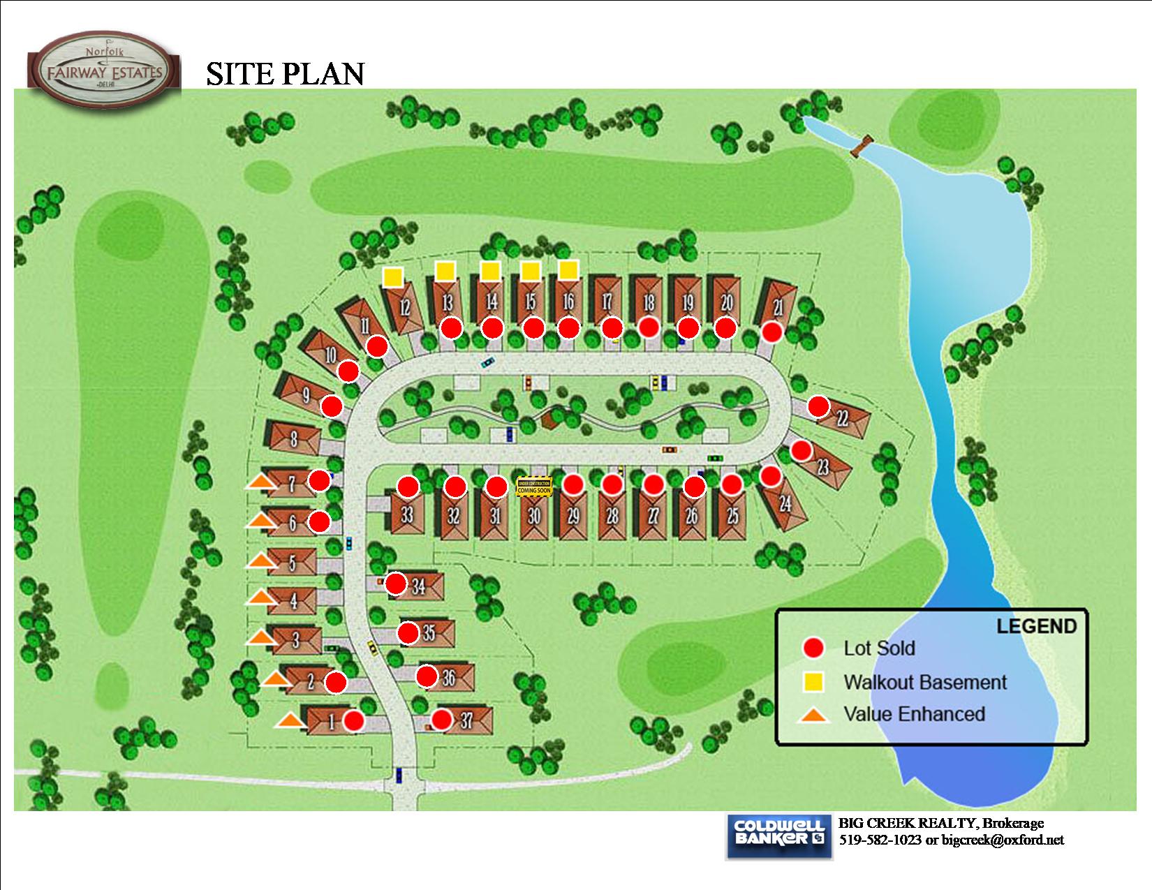 Site plan – Norfolk Fairway Estates
